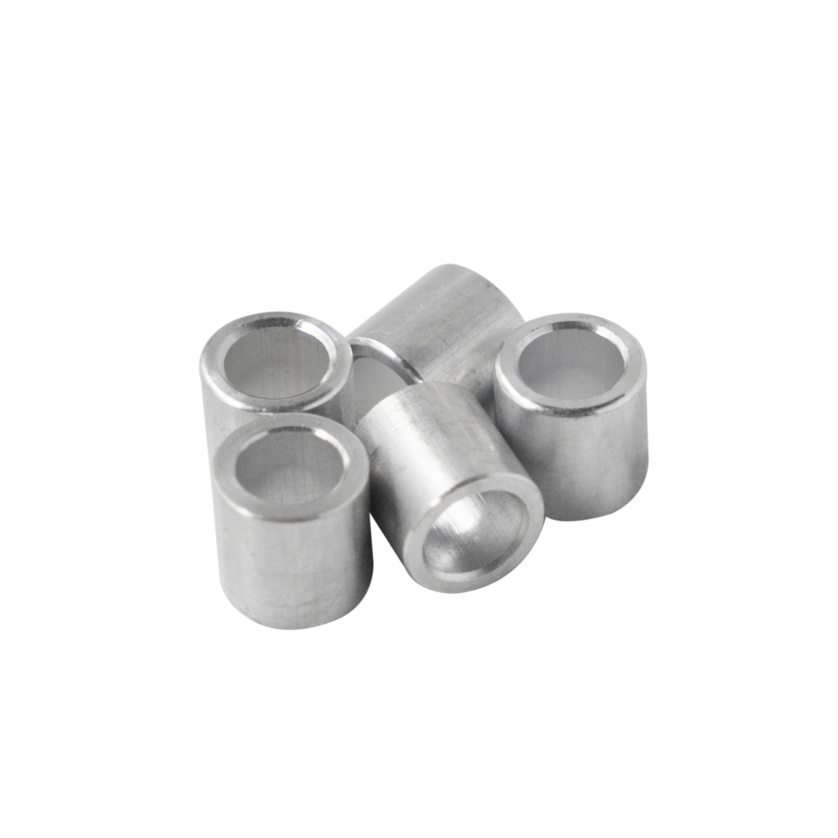 Aluminum Spacer 3/8" OD X 1/4" ID | Metal Spacers Online